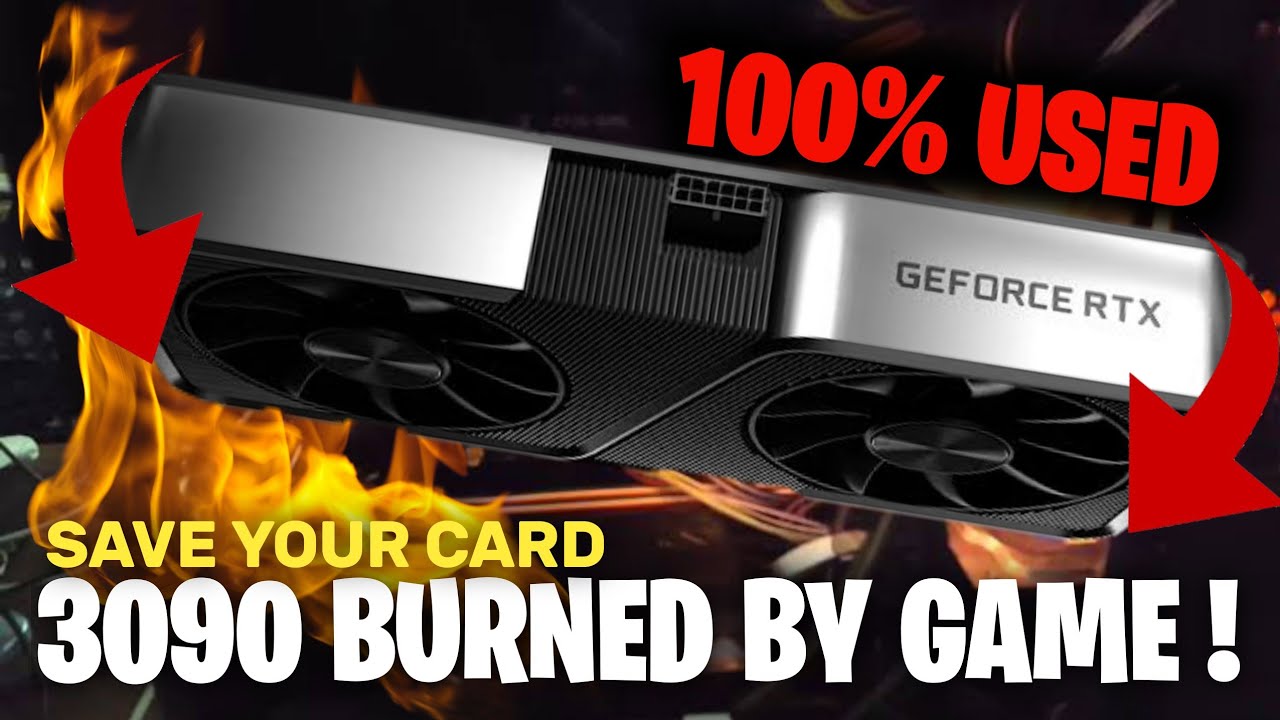 WARNING ⚠️EVGA RTX 3090 Burned By Game - 100% Used !! Save Your GPU Now ...