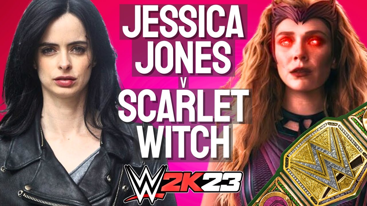 💥 Superhero Title Match l Jessica Jones v Scarlet Witch - Singles Match ...