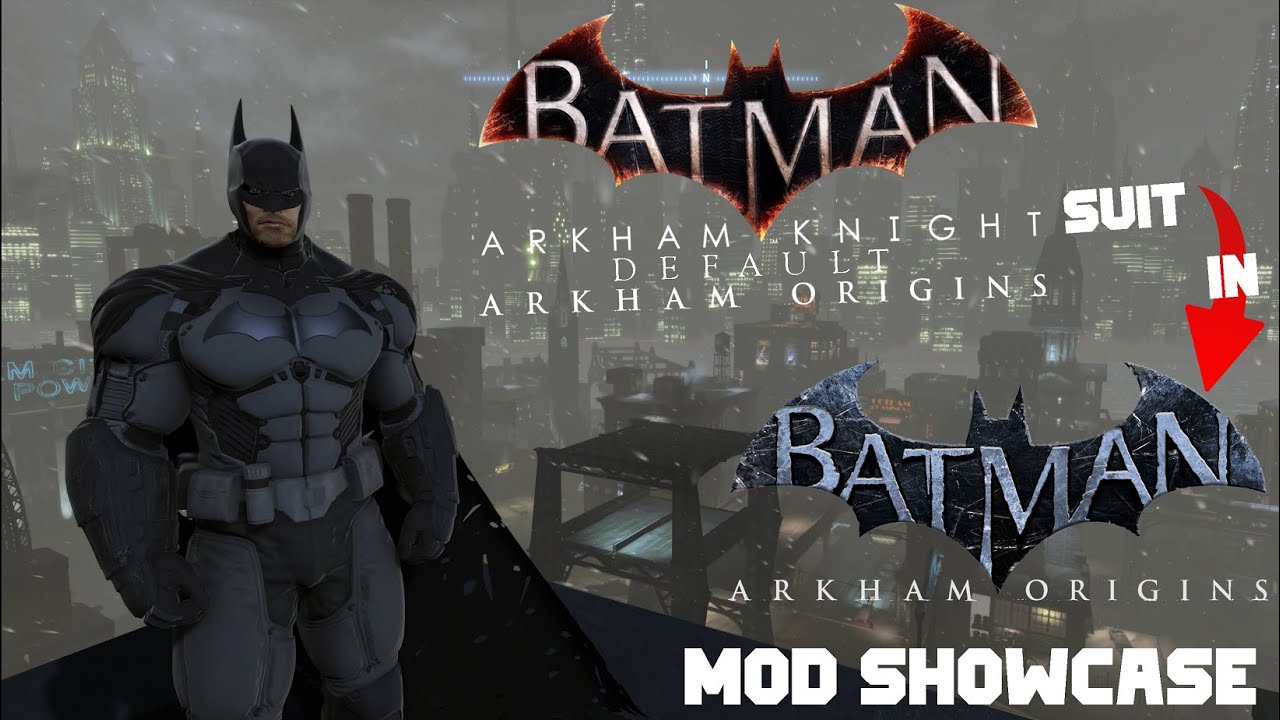 Arkham Knight Default Origins suit in Arkham Origins ! Skin MOD ...