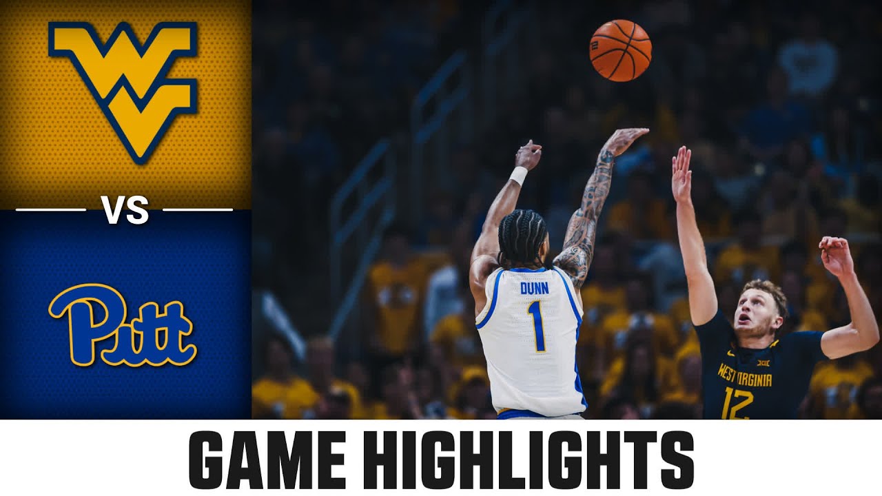 West Virginia vs. Pitt Game Highlights | 2024-25 ACC Men’s Basketball ...