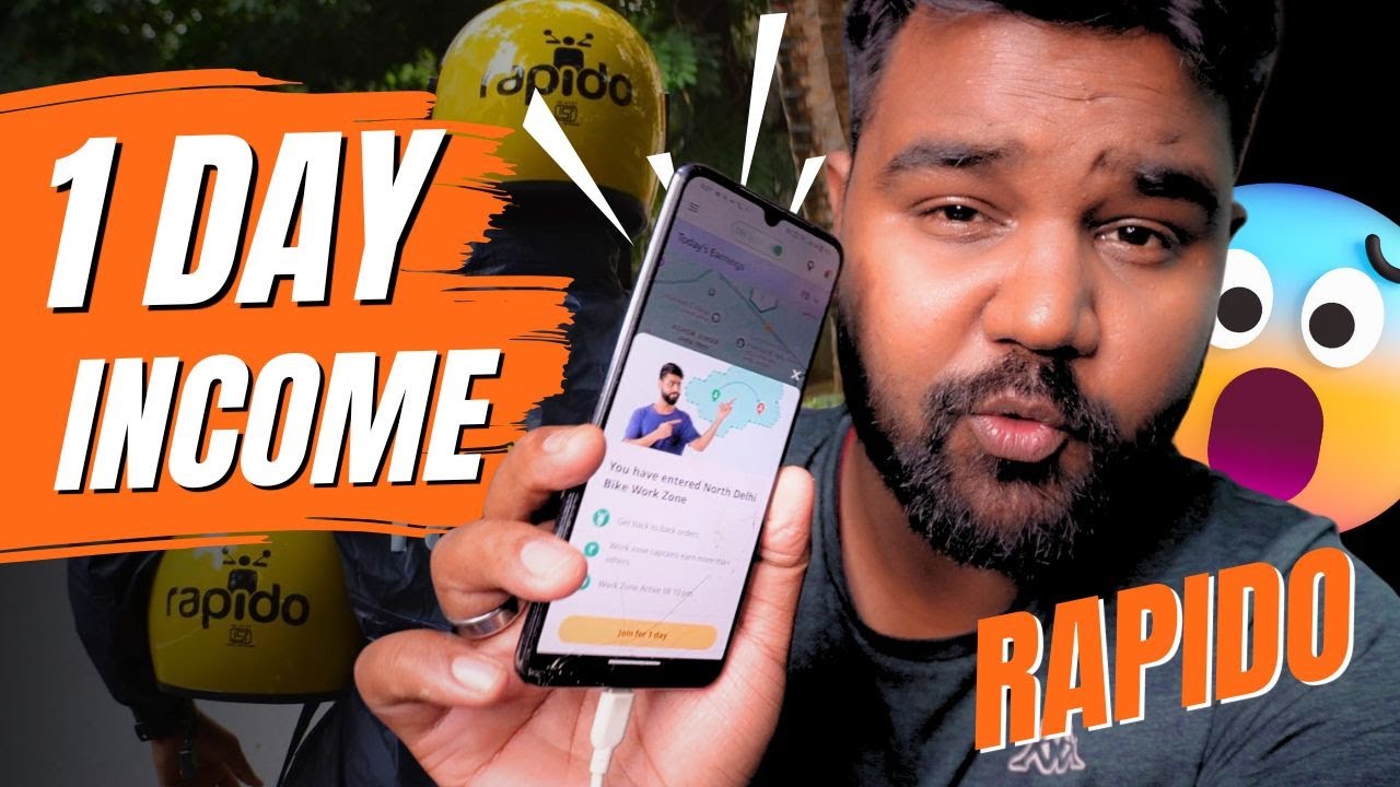1st day income of Rapido 😱 #flyfitsachin - YouTube