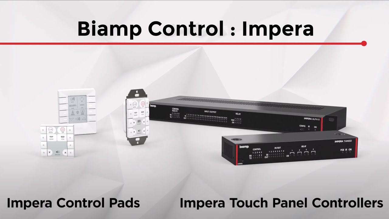 Biamp Impera: Control de sala sencillo e intuitivo - YouTube