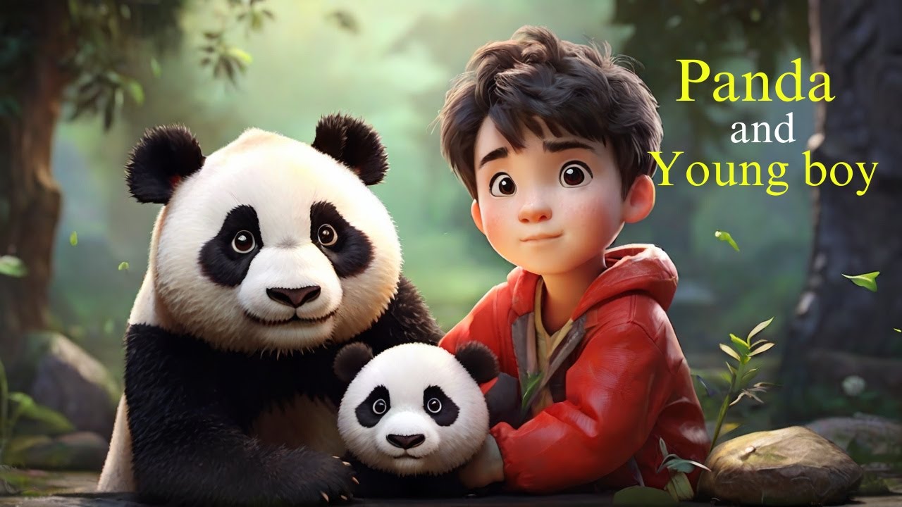 "Panda Adorable Moments with a Young Boy🐼👦 | Heartwarming Friendship ...