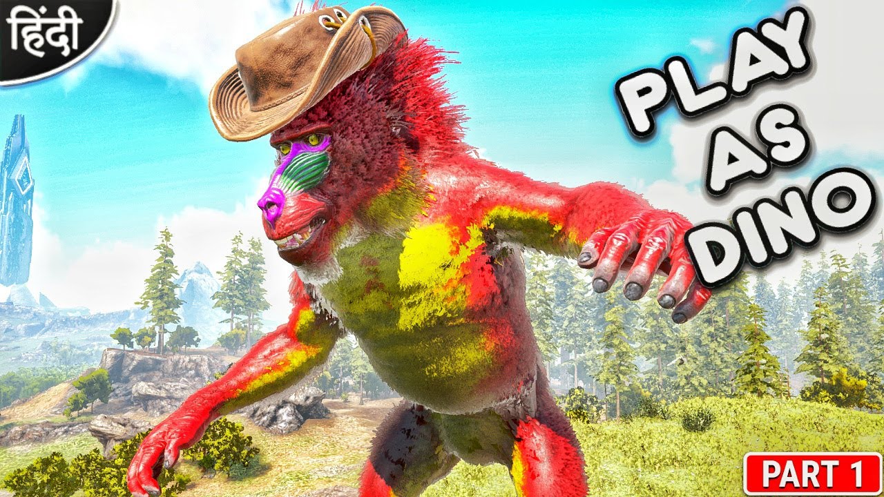 I Become Cute Baby Dinopithecus 🔥: Play As Dino is Back 🔥 : ARK ...