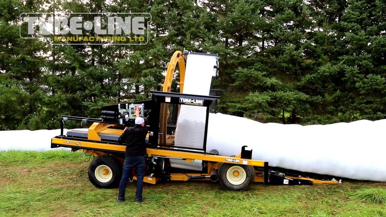 Tubeline - Balewrapper 6500 - YouTube