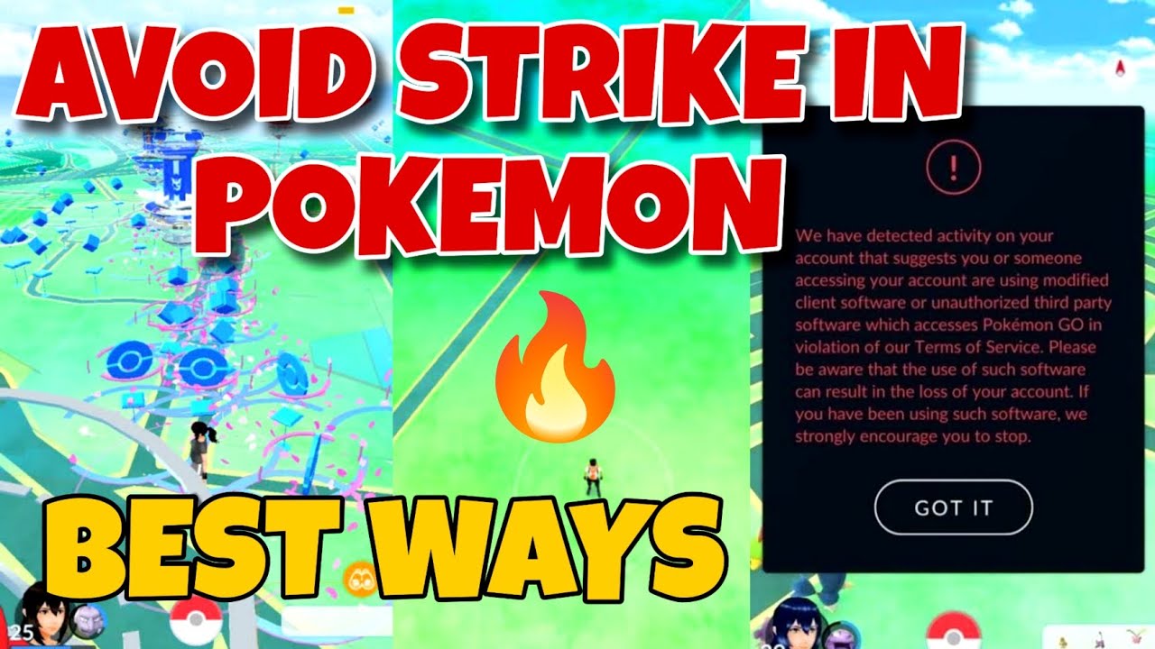 Avoid Strike In Pokemon Go || Just Follow This Steps To Avoid Pokemon ...