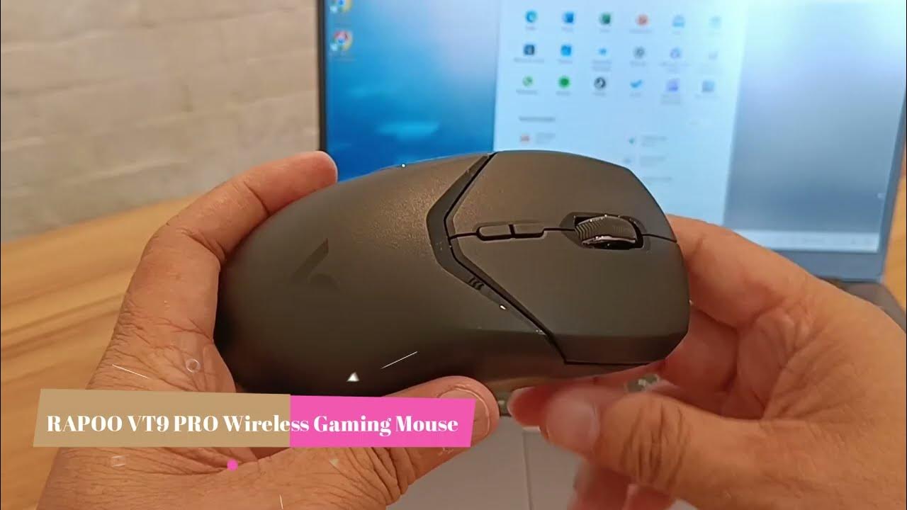 RAPOO VT9 PRO Wireless Gaming Mouse Unboxing - YouTube