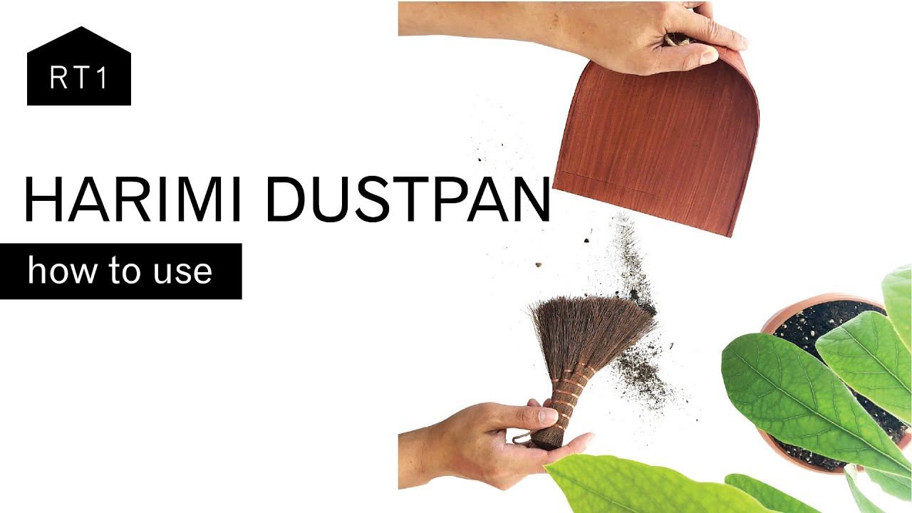 HOW TO USE HARIMI DUSTPAN & SHURO BRUSH + BROOM - YouTube