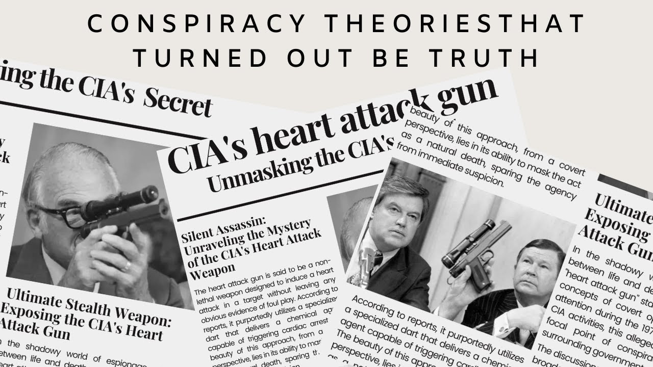 The CIA's Chilling Heart Attack Gun: Unveiled! - YouTube