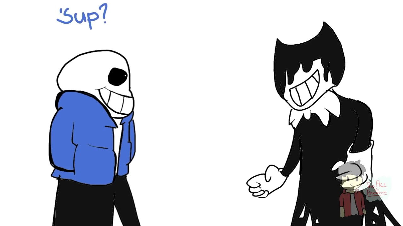When Sans and Bendy meet || Animation - YouTube