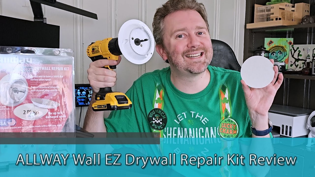 EASY WAY TO PATCH HOLES IN SHEETROCK - ALLWAY Wall EZ Drywall Repair ...