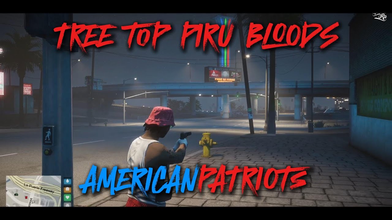 TIROTEO 🩸TREE TOP PIRU BLOODS🩸 VS AMERICAN PATRIOTS SpainRP GTA V ...