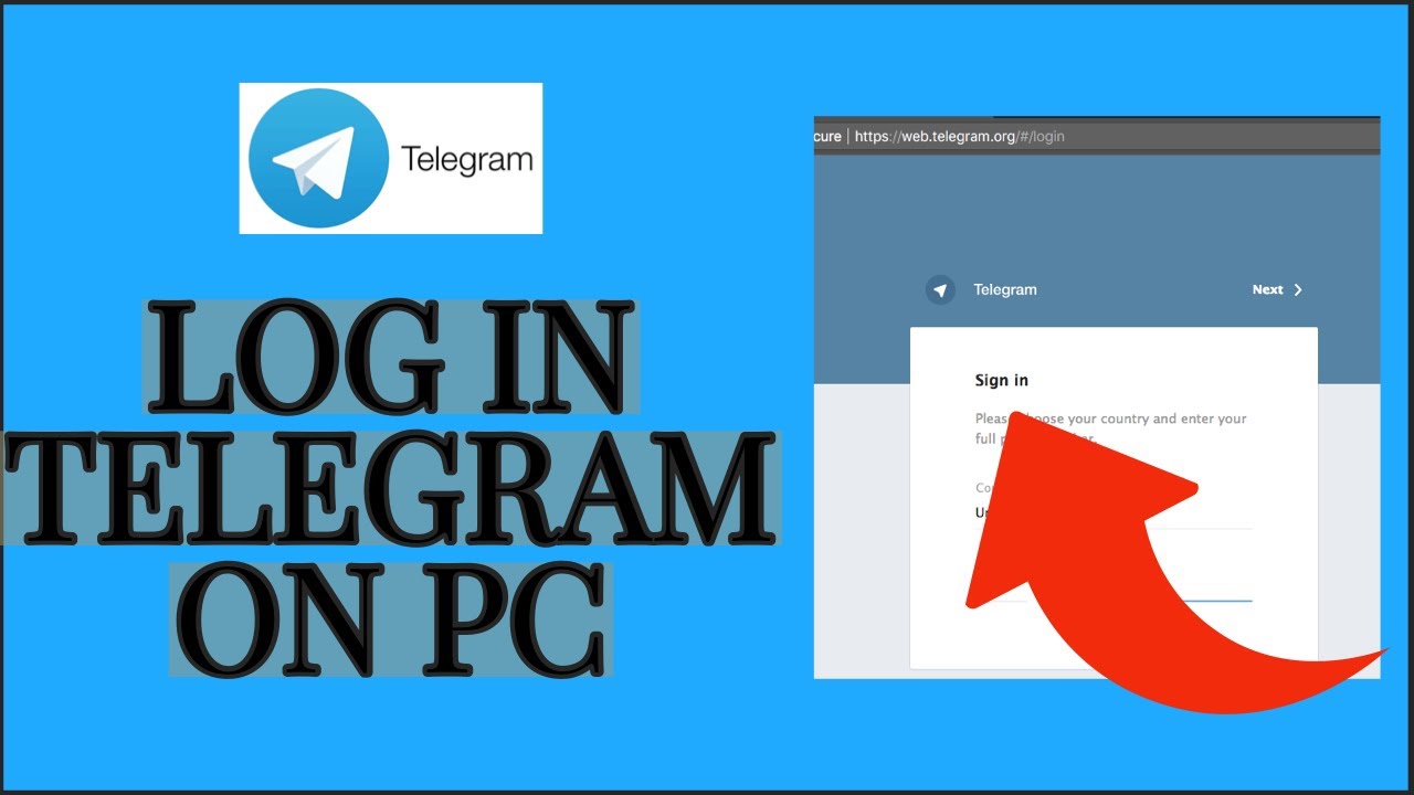 How To Login Telegram In Computer | Telegram App Sign In From PC ? 2021 ...