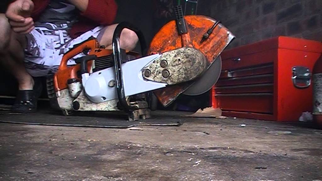 Stihl TS400 #2 - YouTube