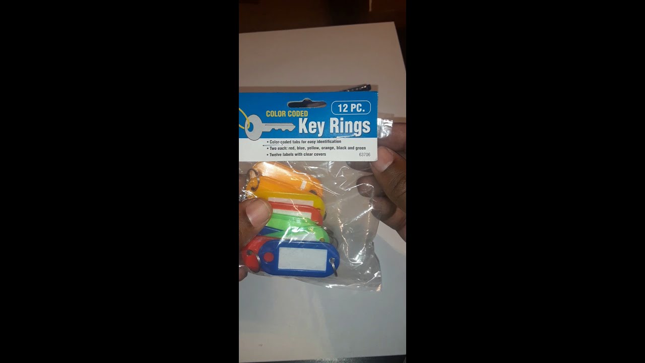 How to use Key Ring Labels - YouTube