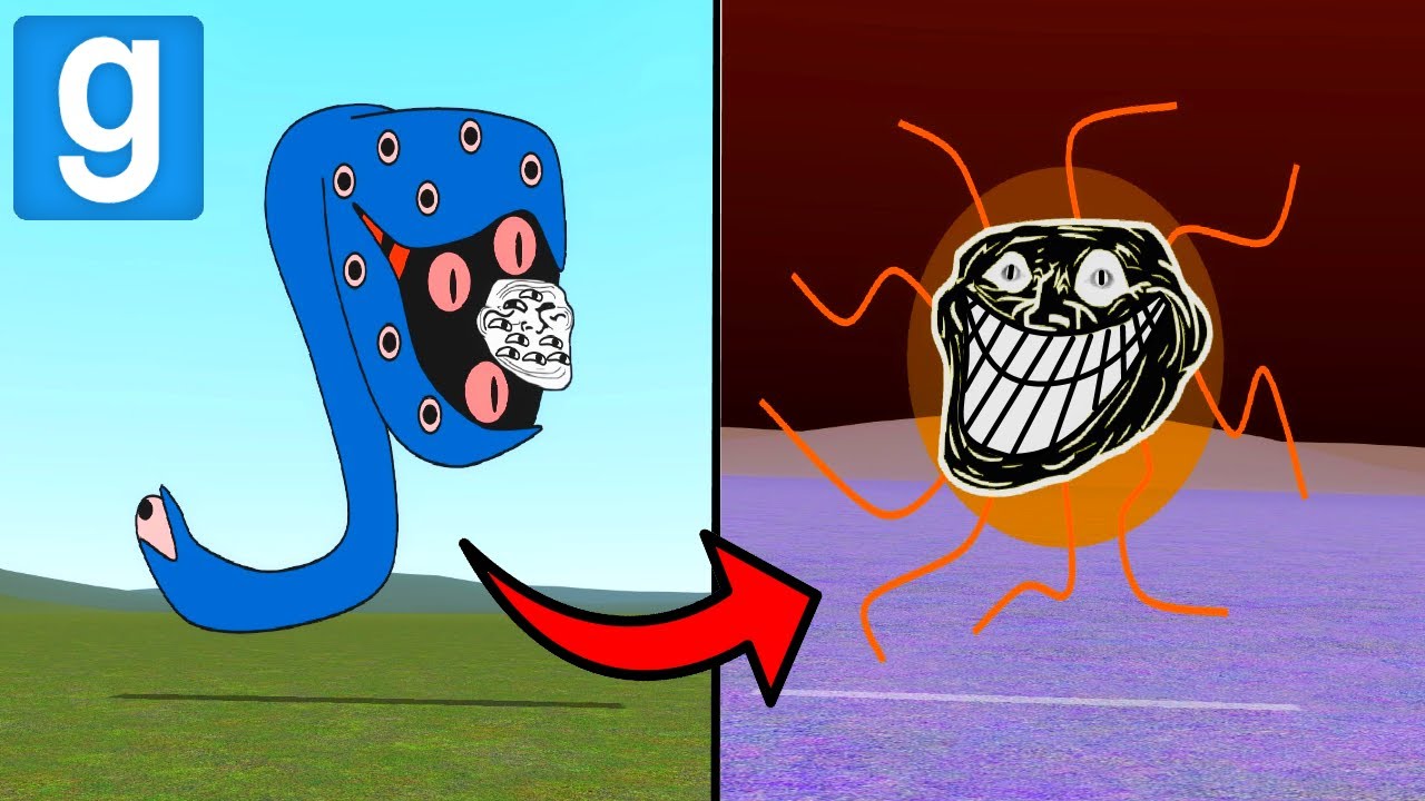 DISTURBING TROLLGE NEXTBOT CREATURES! - Garry's mod sandbox - YouTube