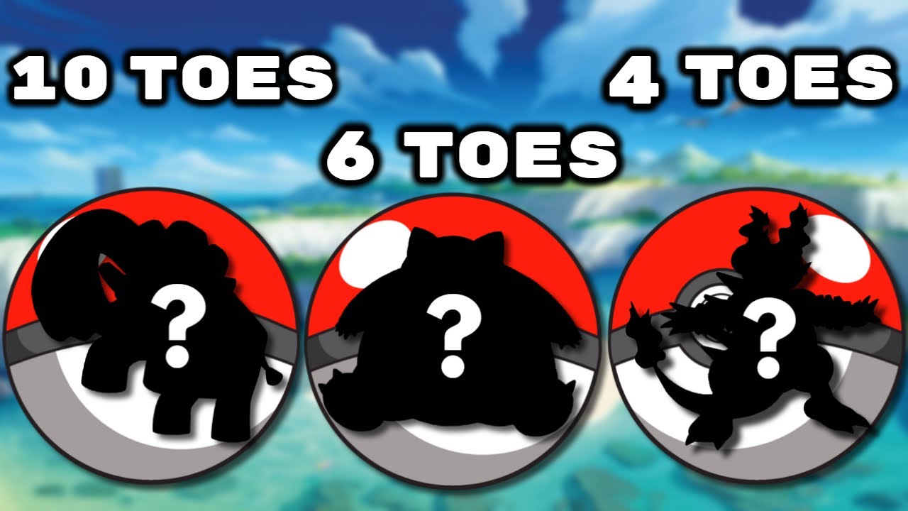 We Choose Pokemon Only Knowing Their Toes. Then We FIGHT! - YouTube
