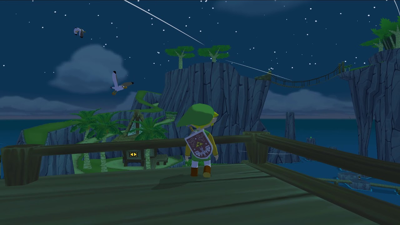 WInd Waker. Messing around in Outset 47 cutscene? - YouTube