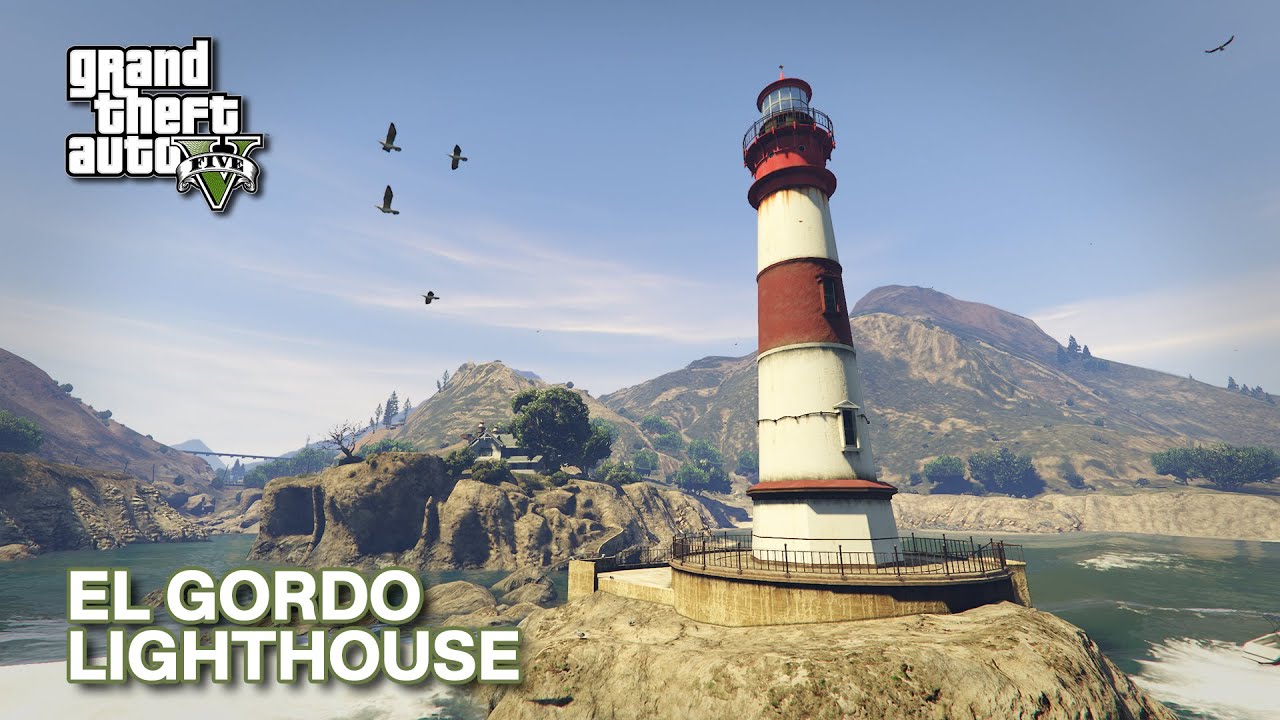 El Gordo Lighthouse - Exploring in First Person View | GTA 5 Enhanced ...