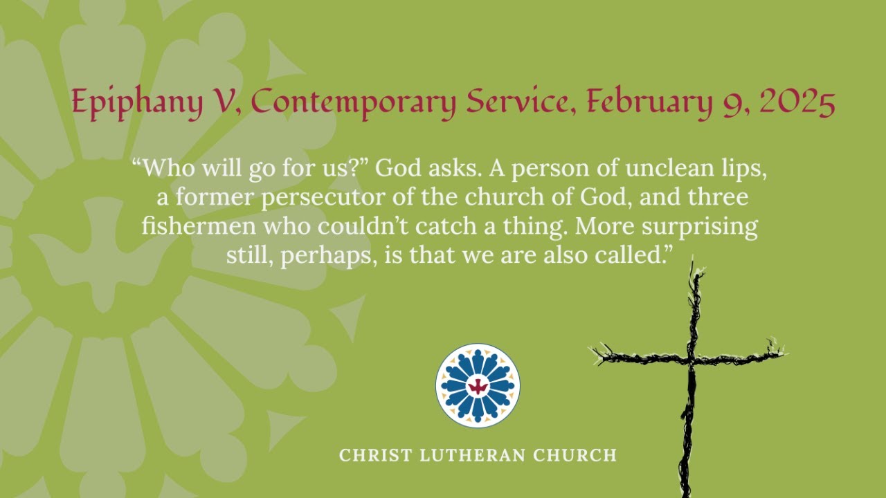 Epiphany V, Contemporary Service, February 9, 2025 - YouTube
