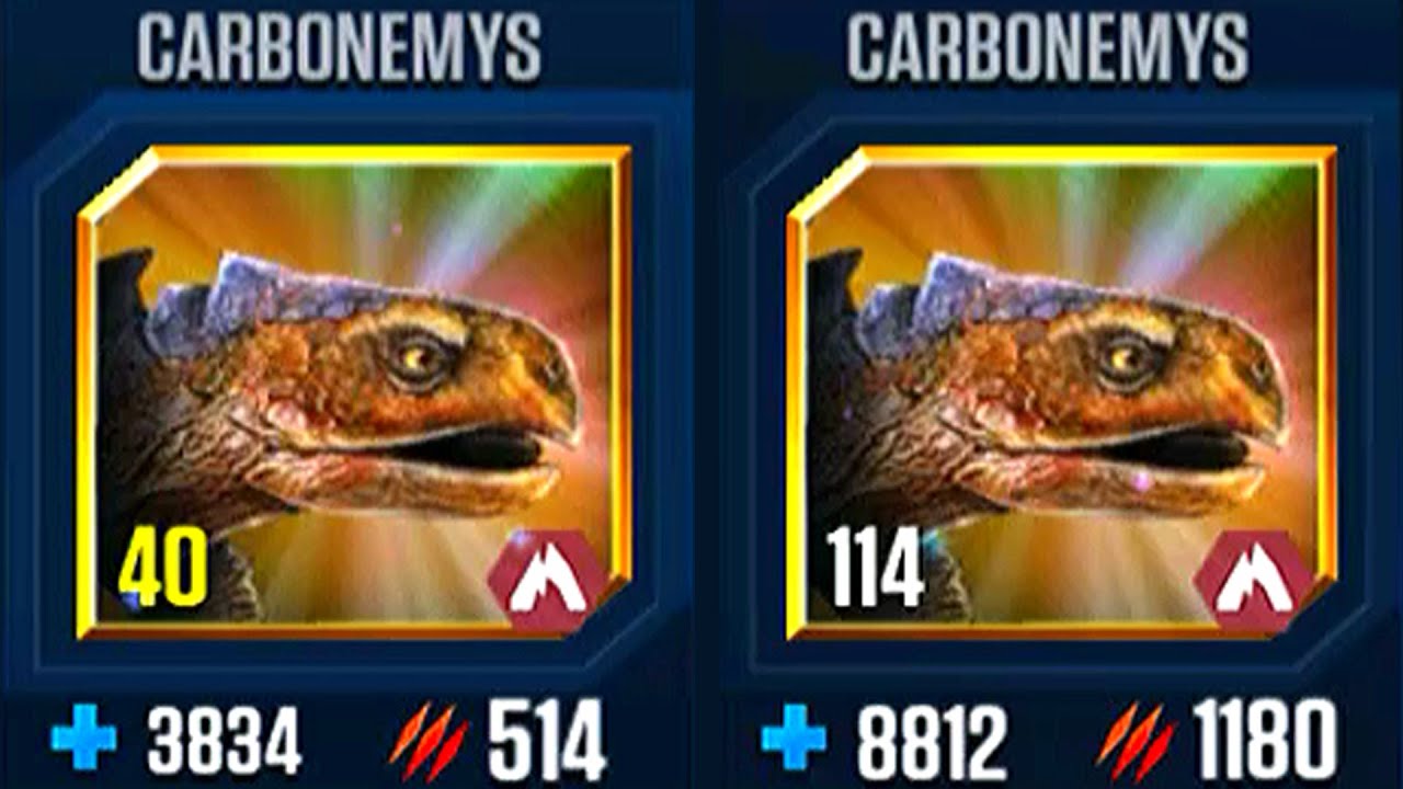 Carbonemys Vs Carbonemys Cenozoic Battle Jurassic World The Game