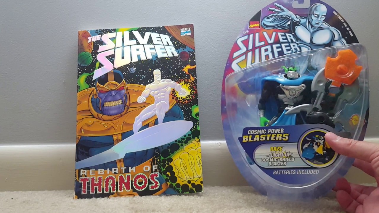 Vintage Toy Freedom - Silver Surfer "Raze" Toy Biz 1997 - YouTube