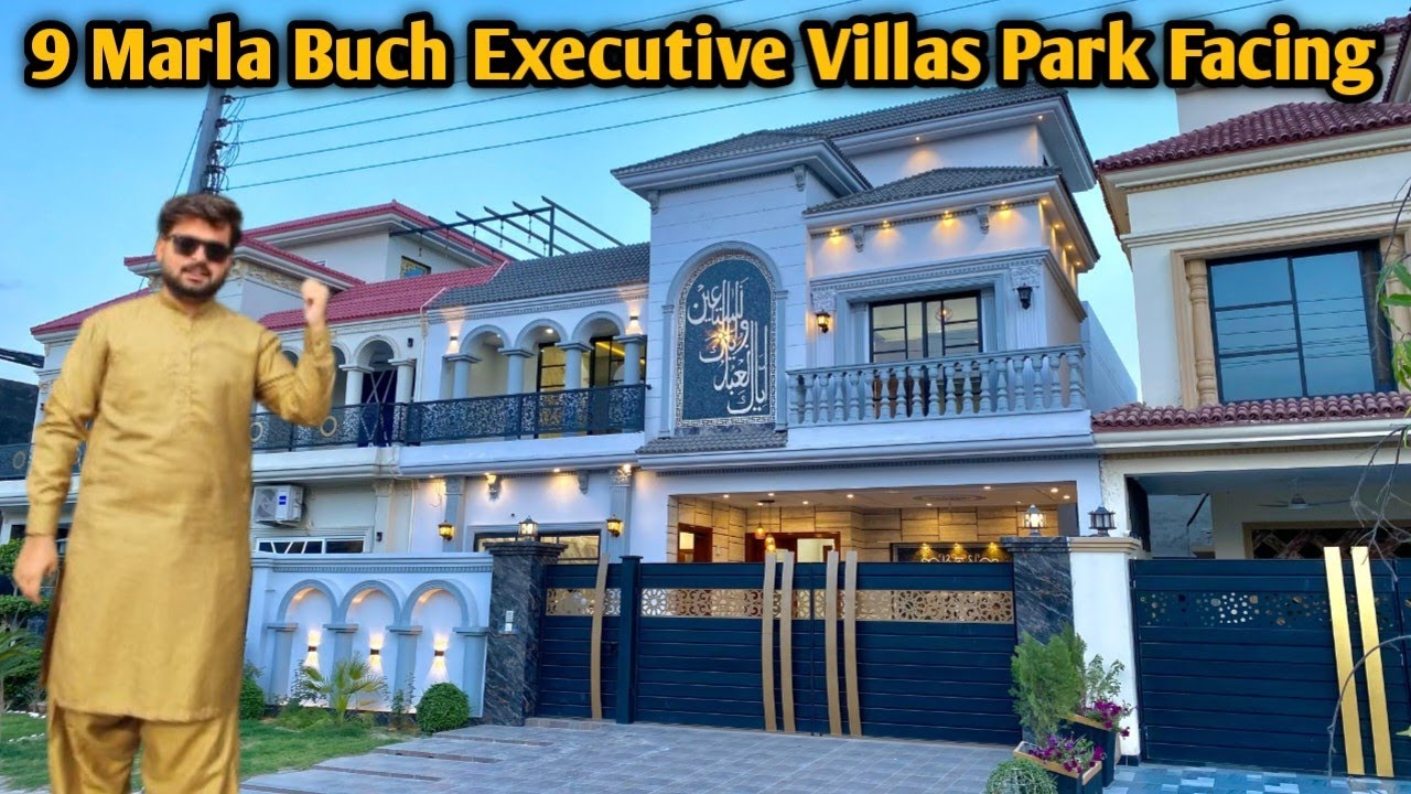Top-Class 09 Marla Villa in Buch Executive Villas Multan | Facing Park ...