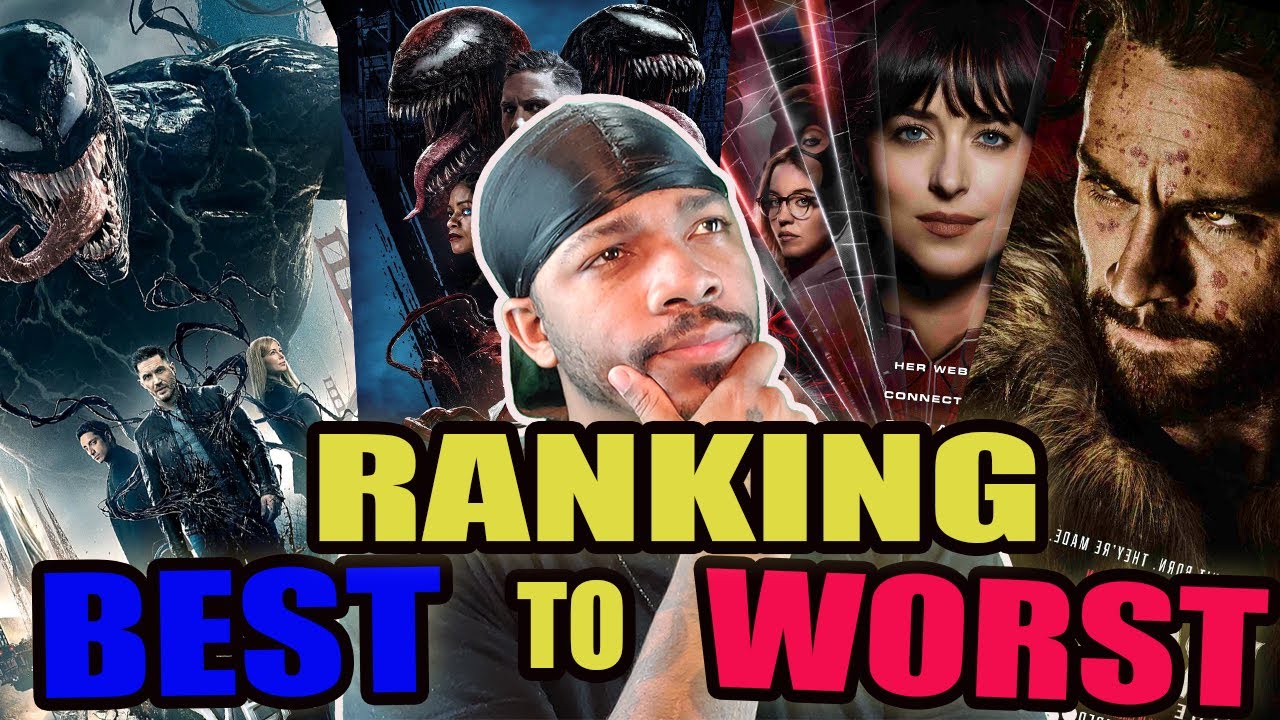 RANKING ALL 6 SONY Spider-Man Spin Off Movies | BEST TO WORST - YouTube