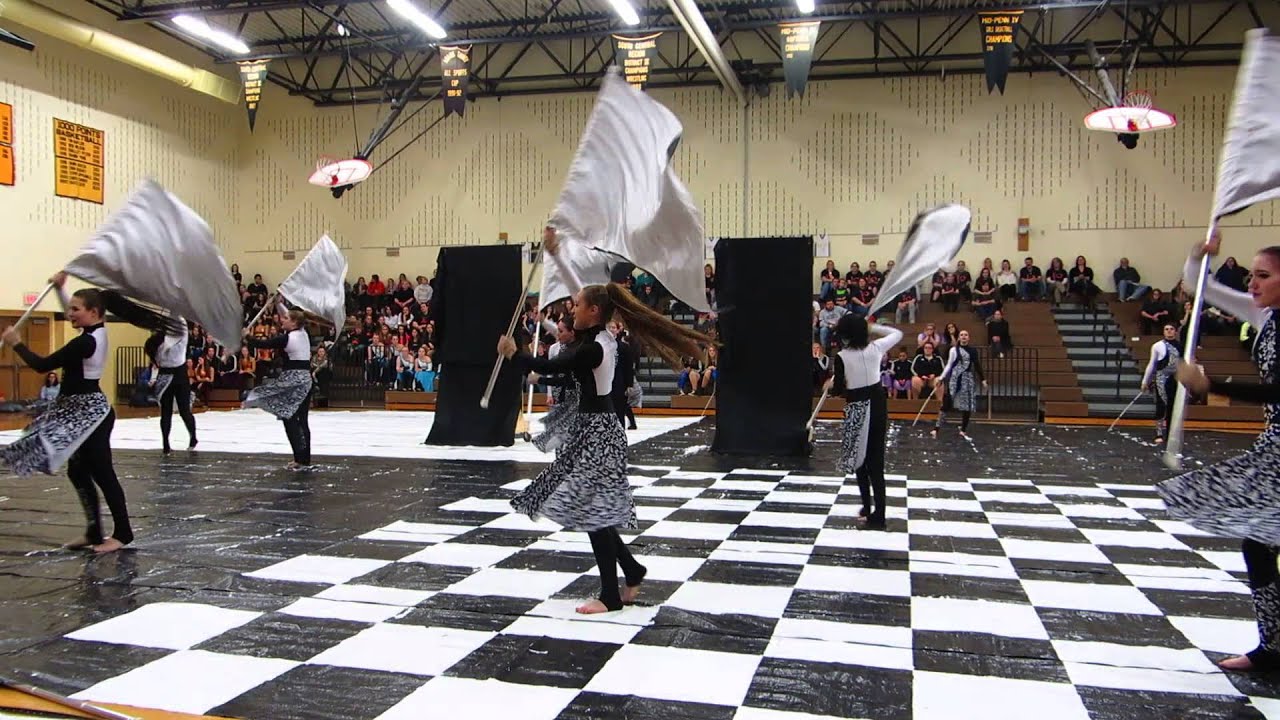 LHS Color Guard performance- February 1, 2014 - YouTube