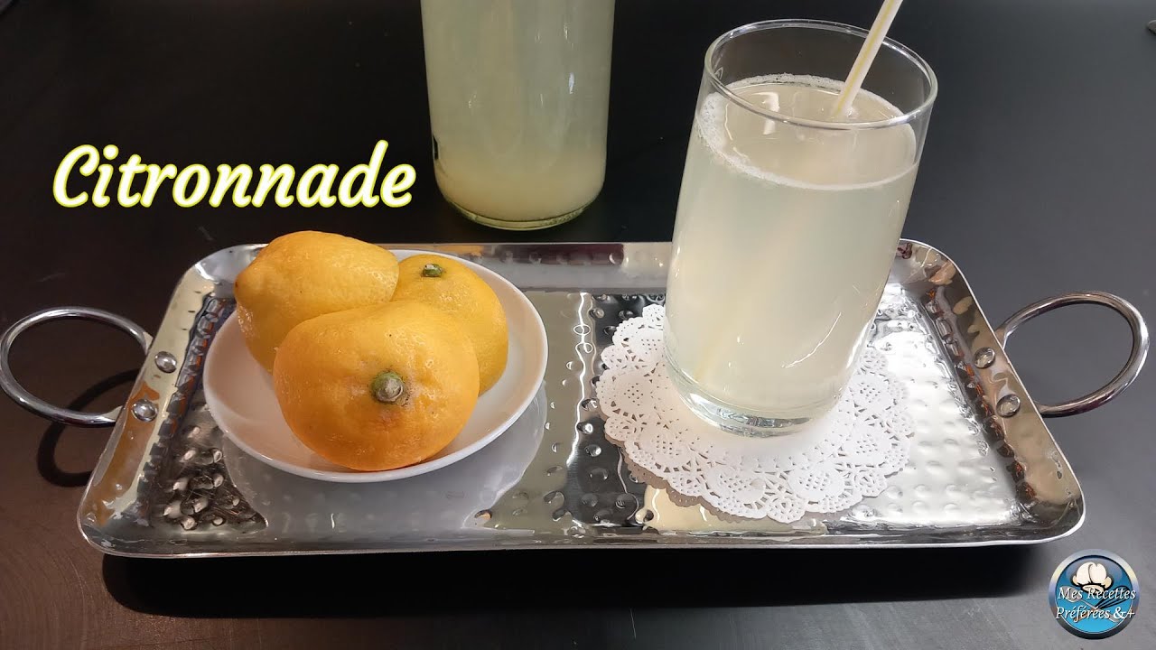 Recette CITRONNADE Maison Sans sucre ajouté 😋👌🍋🍹 - YouTube