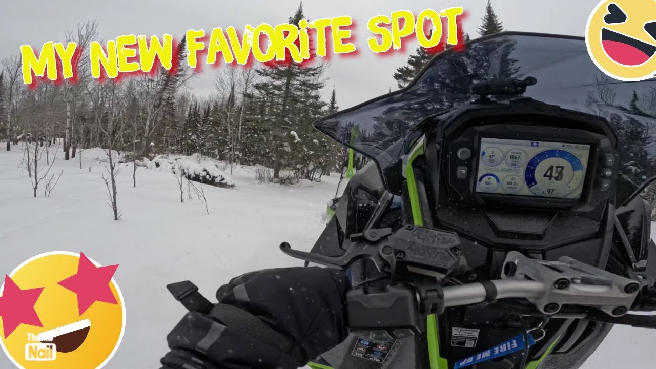 Best snowmobiling area in Minnesota - YouTube