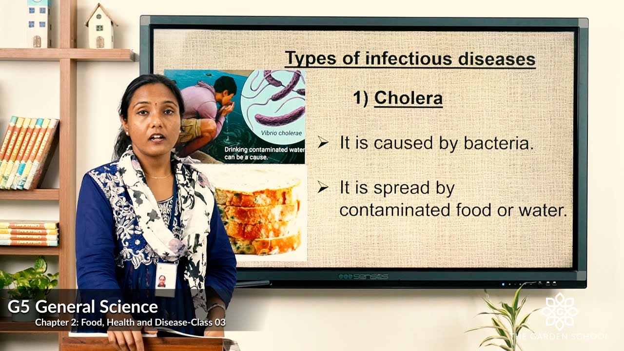 Grade 5 General Science Chapter 02 Class 03 Communicable diseases - YouTube