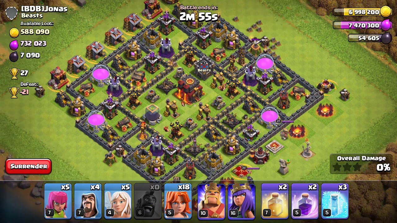 MULTIPLAYER MAP IN WAR SUPERCELL COC #5 - YouTube