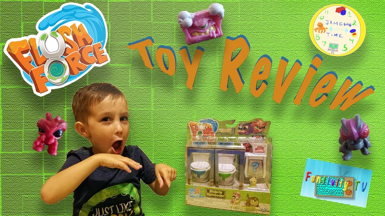 Flush Force Toys Unboxing! Super gross toilets!!! Review and Skit - YouTube