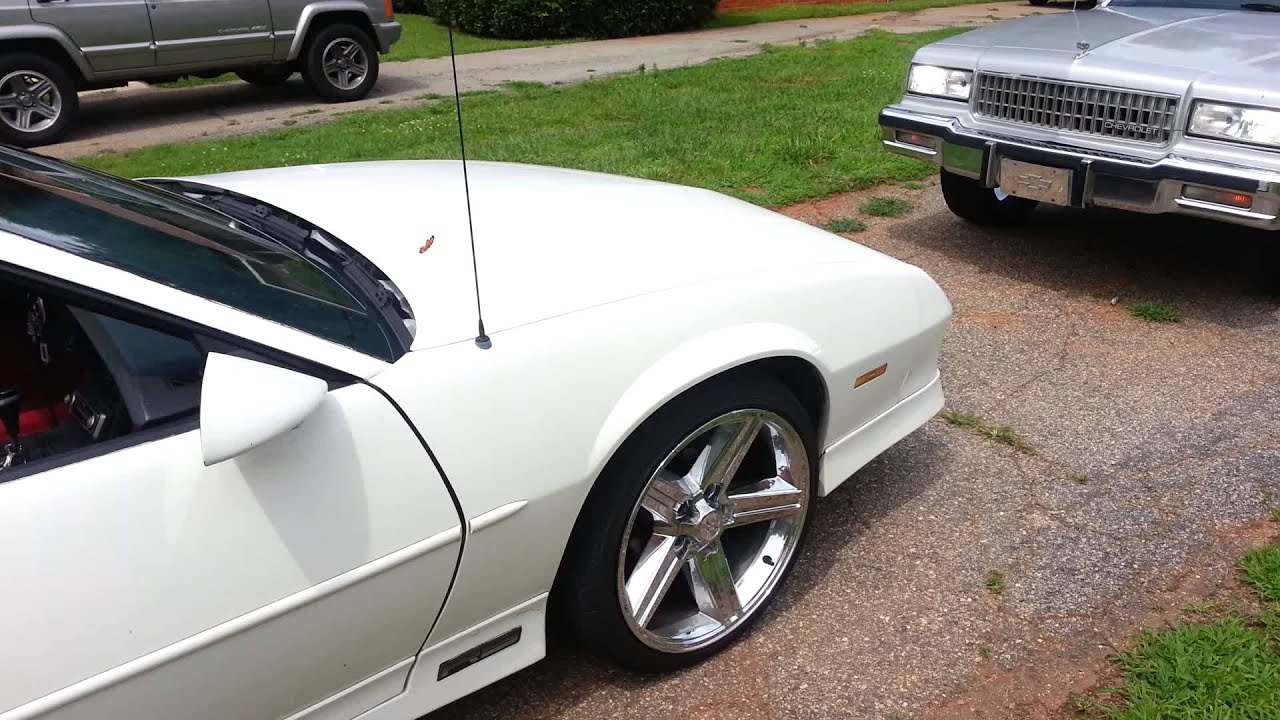Third gen Convertible Camaro on Irocs - YouTube