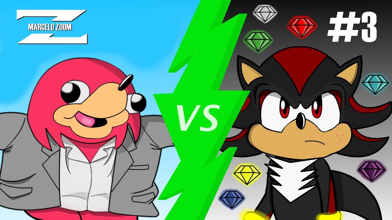 UGANDA KNUCKLES VS SHADOW (PARTE 3) PT BR - YouTube