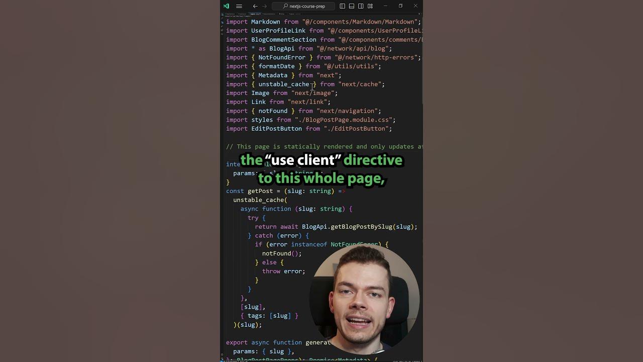 Next.js 13 Tip: Move Client Components to the Leafs 🌿 #nextjs #nextjs13 #nextjstutorial - YouTube