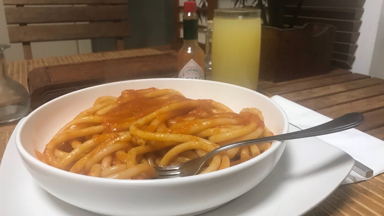 MACCHERONCELLI TABASCO SAUCE ITALIAN PASTA. 2021 - YouTube