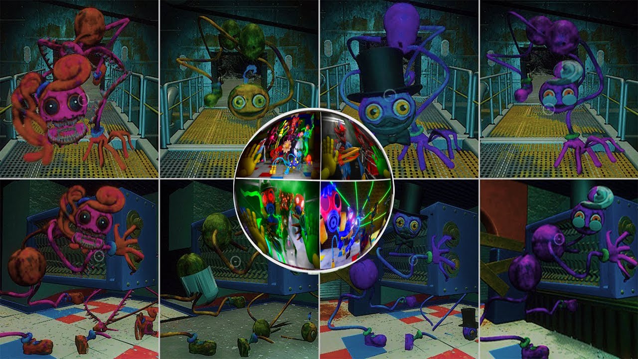 All Famous Characters are killed by blender in Poppy Playtime: Chapter ...