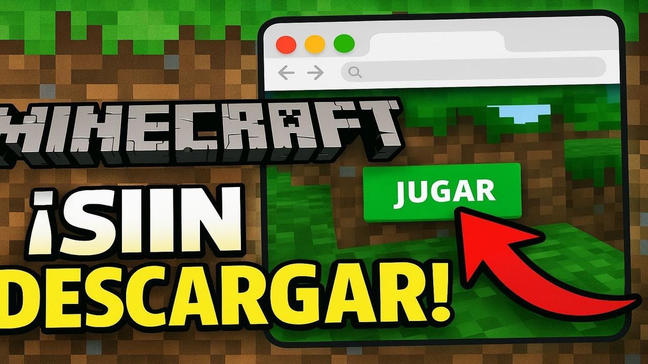🔹 “Cómo Jugar MINECRAFT Sin Descargar Nada ¡100% GRATIS y Online ...