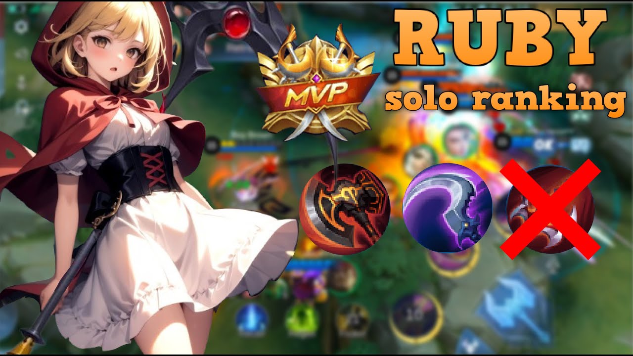 RUBY - DITCHED ENDLESS BATTLE.. NOW I NEED MANA - SOLO RANK - MOBILE LEGENDS BANG BANG - YouTube
