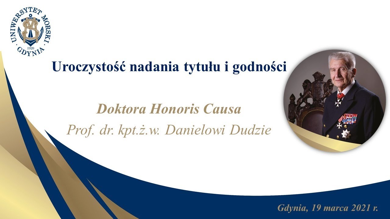 Daniel Duda - doktorat Honoris Causa UMG - YouTube