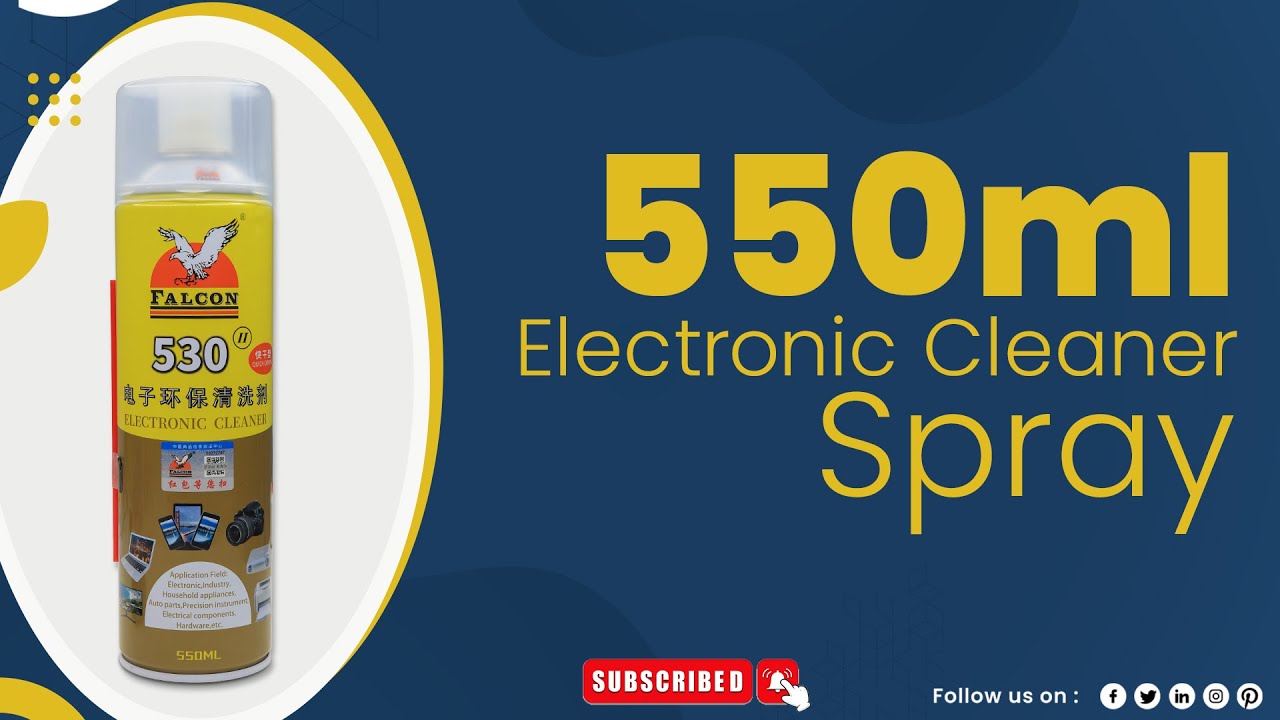 530 Electronic Cleaner Spray 550ml || Electronic Contact Cleaner || Pcb ...