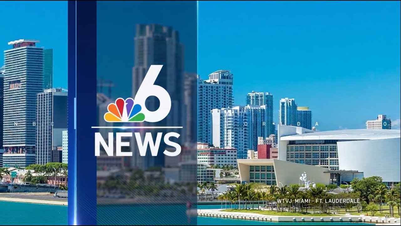 WTVJ NBC 6 4pm News Open, 7/22/2021 (New Graphics, Look S debut) - YouTube