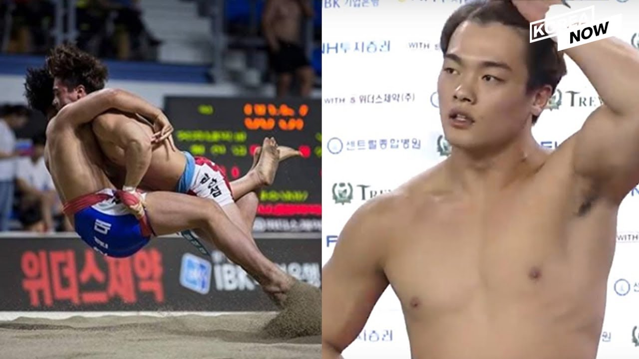 South Korea's traditional wrestling idol, Hwang Chan-seob - YouTube