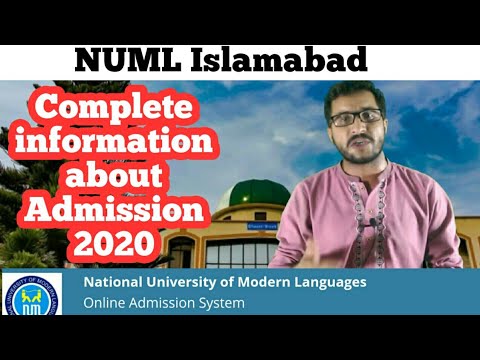 National University of Modern Languages(NUML) Fall Admission Open-NUML ...