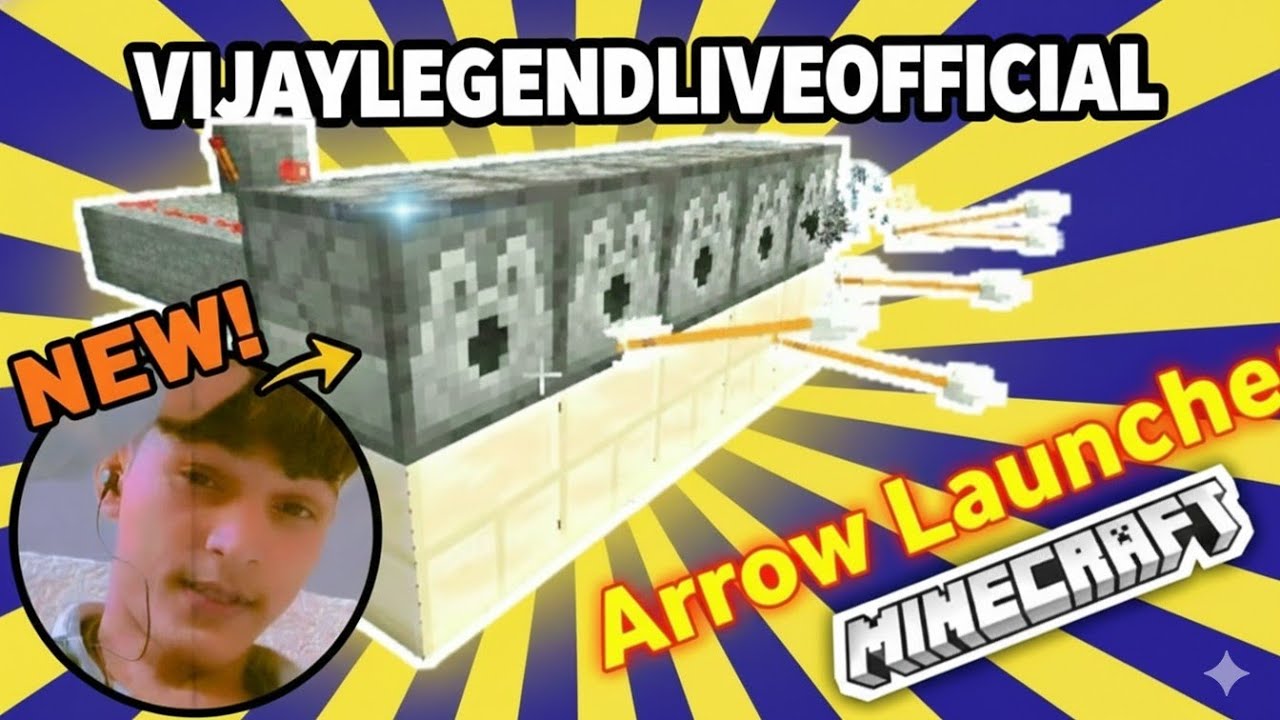 How To Make a Automatic Arrow Launcher in Minecraft | How To Make a ...