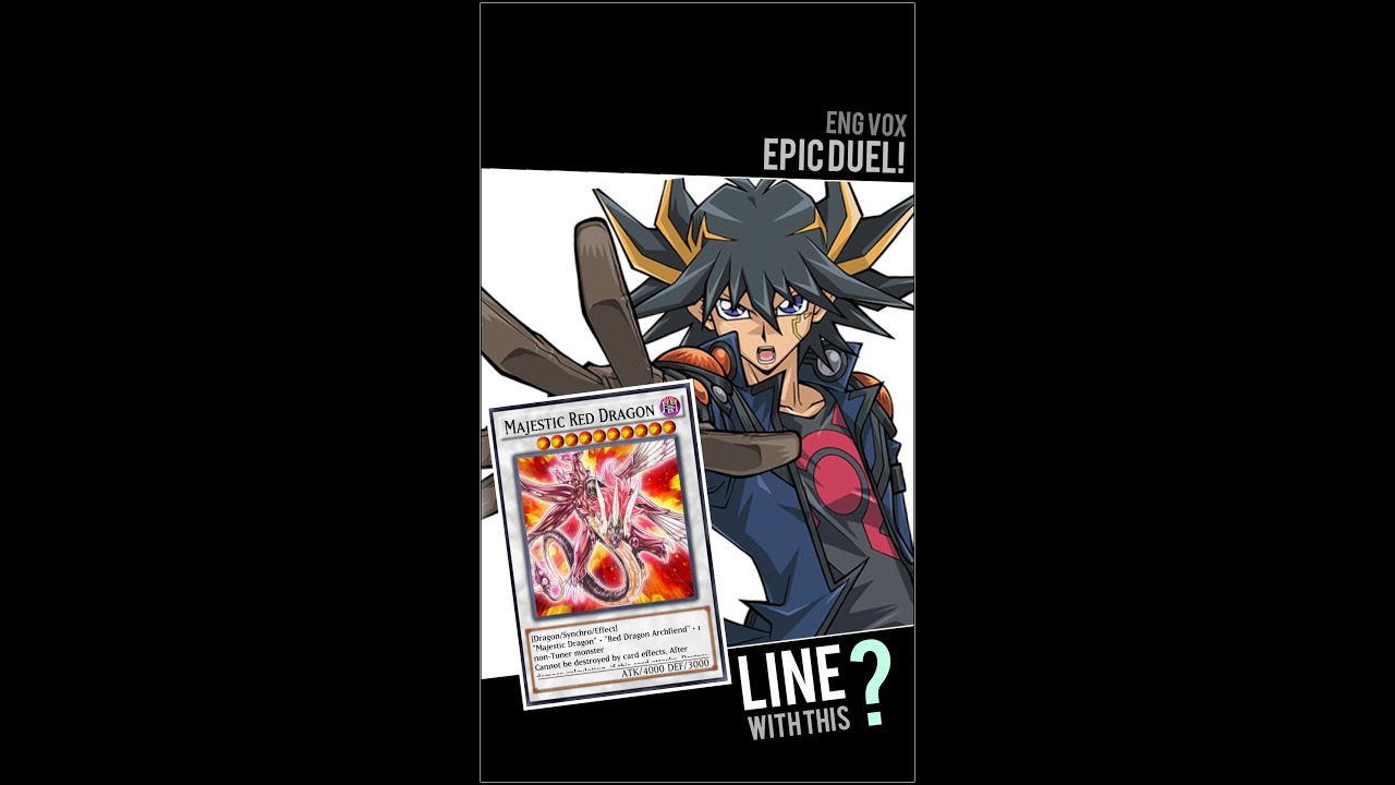 Yugioh Duel Links - Epic Duel! Yusei x Majestic Red Dragon Vs Dark ...