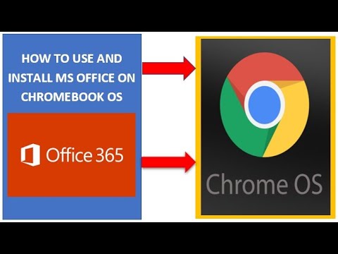 How to use and install MS office on Chromebook OS - YouTube