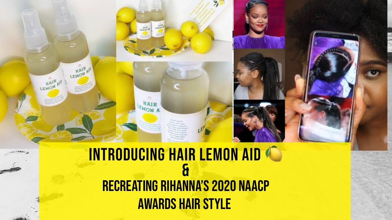 INTRODUCING HAIR LEMON AID 🍋- Natural hair booster - YouTube